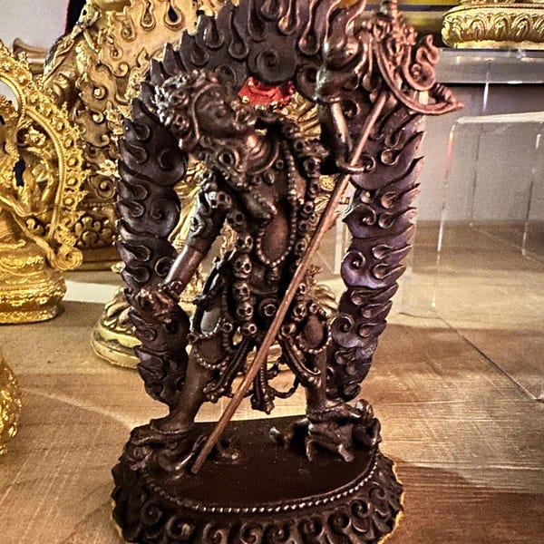 45 Cm Diameter, Traditional Tibetan Drum DHYANGRO for Buddhist Rituals ...