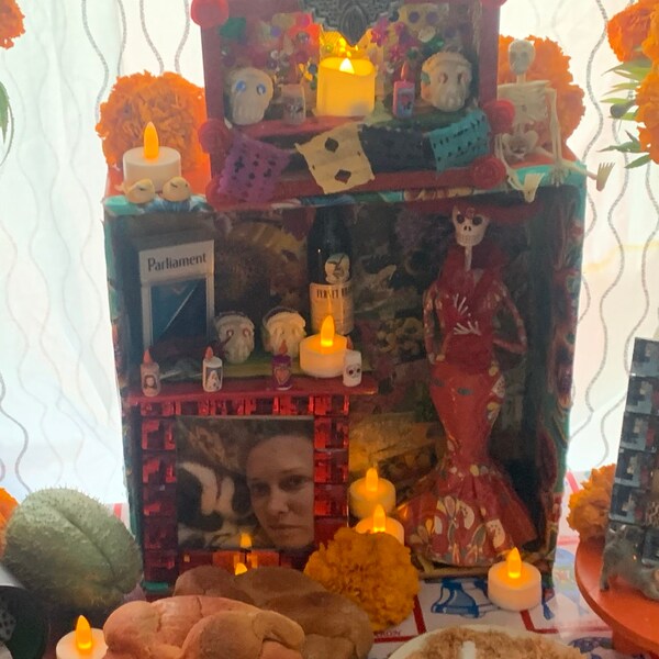 Mini Mexican Nicho Candles: Clay Ofrenda Folk Art Decor (set of 6) - Etsy