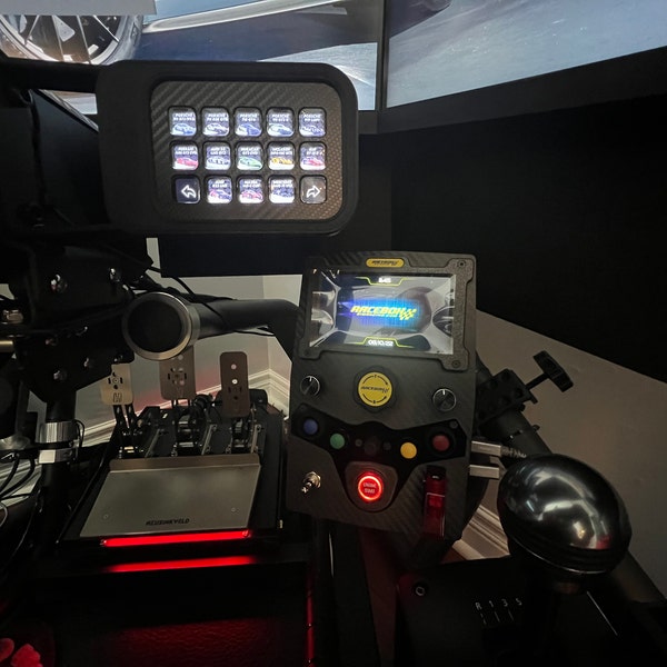 GT-LM Carbon Fiber Sim Racing Button Box - Etsy