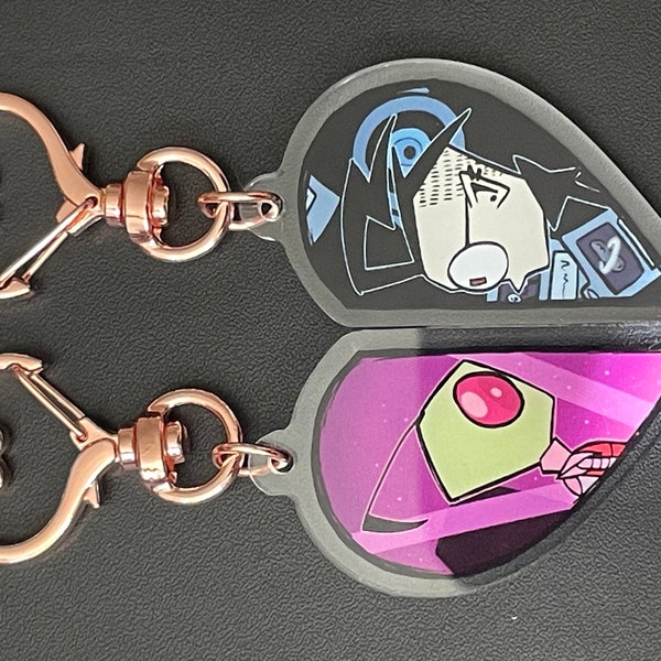 PREORDER - Invader Zim OTP Charms - 2" Acrylic Keychains - Etsy