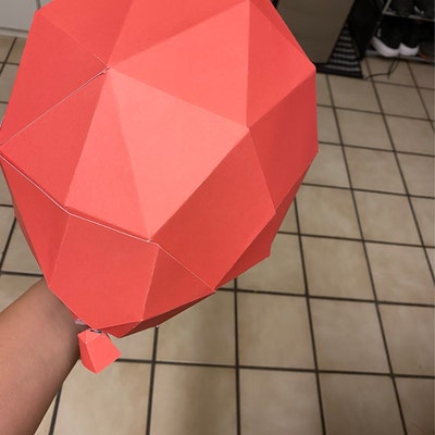 Balloon 3d Papercraft. You Get PDF & SVG Digital Downloadable Files for ...