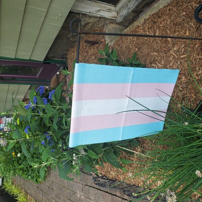 Trans Garden Flag Transgender Pride LGBTQIA Flag - Etsy