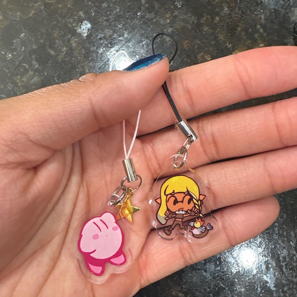 Splatoon Agents Phone Charm - Double Sided, 4 Variations, 1 In ...