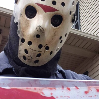 Friday the 13th Part 3 Richard Brooker Jason Voorhees Hockey Mask ...