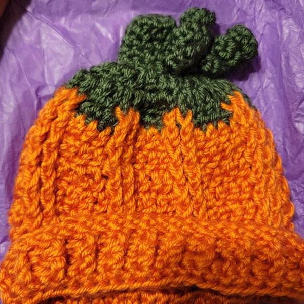 Handmade Crocheted Adult Crown (orange/flower) With Jewels | One-of-a ...
