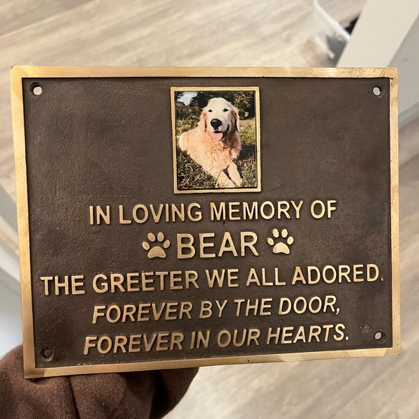 Personalized Bronze Address Signs - Street Number Plaques - Wall ...