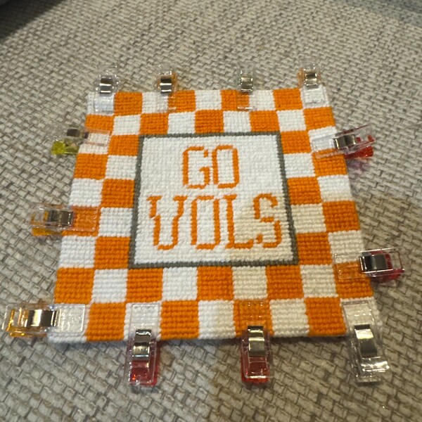 College Team Checker Square Customized to Your Team - Hand Painted - Etsy