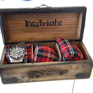 Watch Box for Men/steampunk Watch Box/carpe Diem/personalized Men's ...