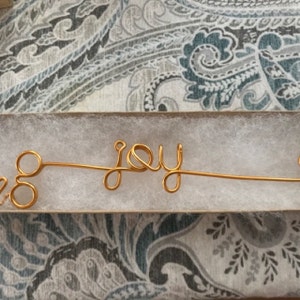 Personalized Bookmark / Wire Bookmark / Book Lover's Gift - Etsy