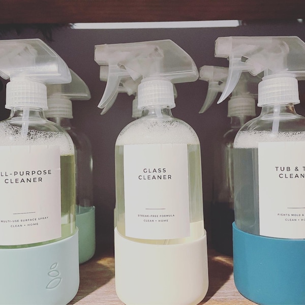 Clean+home Cleaning and Laundry Labels • Water and Oil Resistant ...