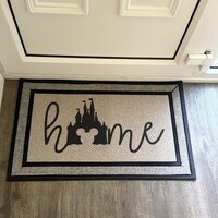 Labyrinth Welcome Mat Worm Outdoor Doormat Come Inside and Have A Nice ...