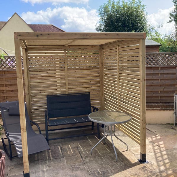 Exterior Garden Timber Steps, Pressure Treated, Outside Stairs ...
