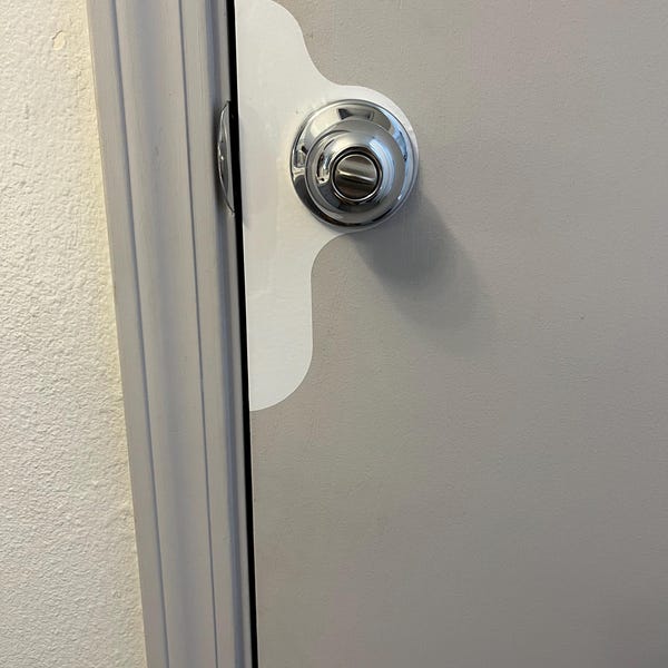 Interior Door Edge Guards, Vinyl Handle Guards for Interior Doors ...