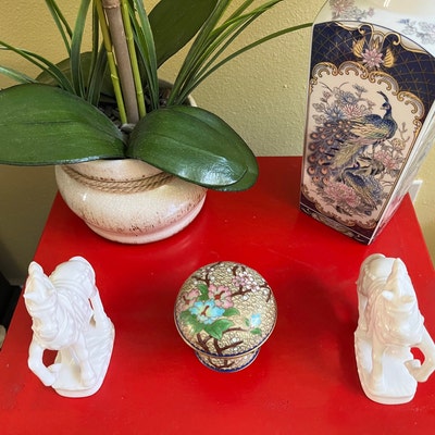 Vintage Jumbo Paper Clip Note or Photo Holder Metal Marble Stone Office ...