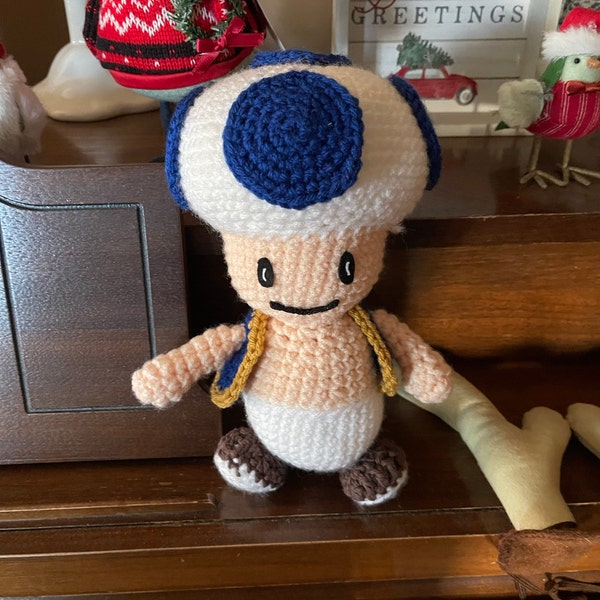 CROCHET PATTERN - Toad Super Mario Bros - PDF File- English, French - Etsy