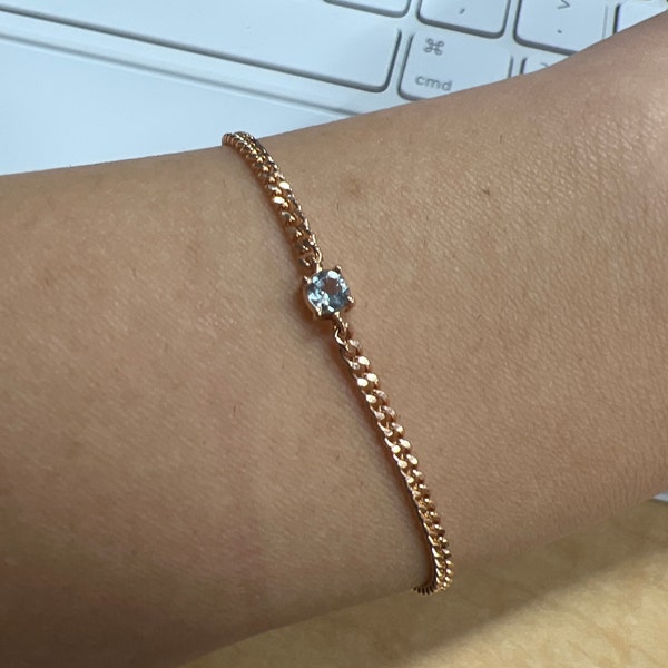 14K 18K Solid Gold '66 Devil' Bracelet/big Chain Bracelet/solid Gold ...