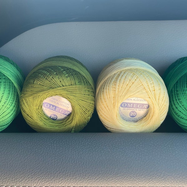 Crochet Thread Size 20 (30g) / Omega Crochet Thread / 100% Fine ...