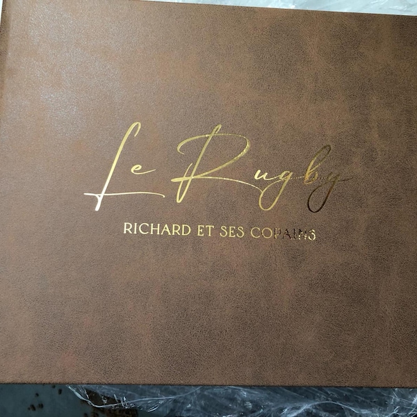 Linen Wedding Photo Album - Modern Wedding Gift, Anniversary Scrapbook ...