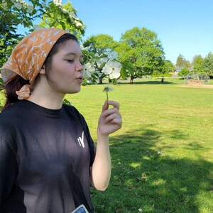Rose Garden Scarf Head Covering Headwrap Cottagecore Boho Hippie ...