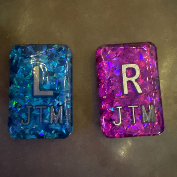 X-ray Markers Set of 2 Cute X Ray Markers Glitter Xray Markers Rad Tech ...