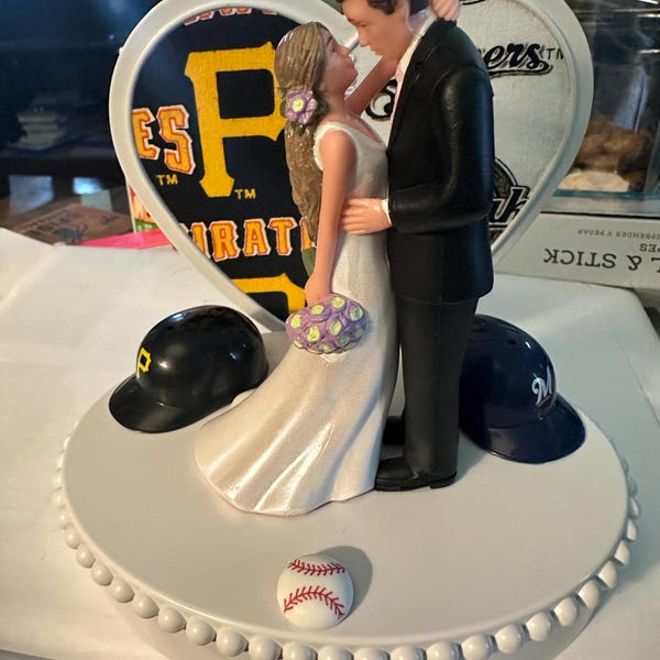 Wedding Cake Topper Fireman Themed Fire Axe Uniform Firefighter ...