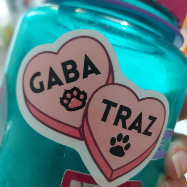 Gaba Traz Vinyl Sticker / Veterinary Meds / Veterinary Medicine Vinyl ...