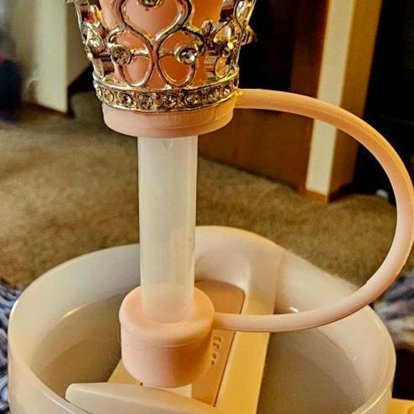 Diamond Bling Crown Straw Cover for 30 & 40 Oz, Tumbler Straw Tip ...