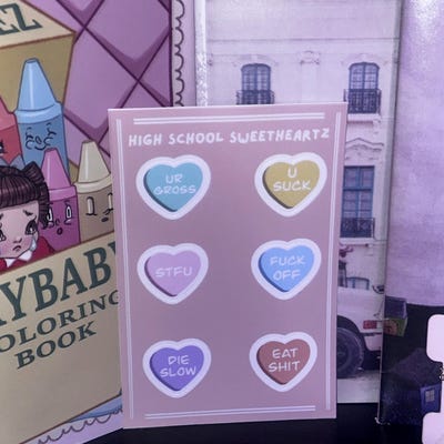 Melanie Martinez High School Sweethearts Sticker Sheet - Etsy UK