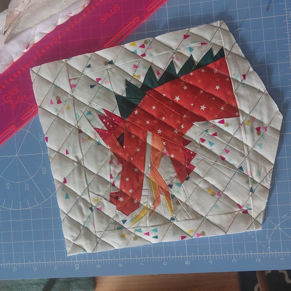 DRAGON Block PDF Pattern - Etsy