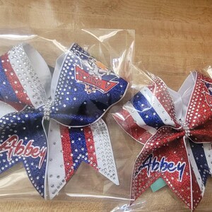 Custom College Cheer Bows Designed in Your Team Colors. - Etsy