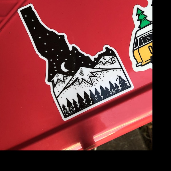 009, Idaho Sticker, Idaho, State of Idaho, Idaho Art, Idaho Car Sticker ...