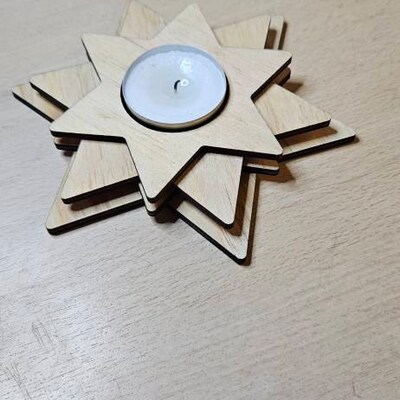 3D Christmas Tree, .DXF .SVG Lasercut Files for DIY. for 3 and 5mm ...