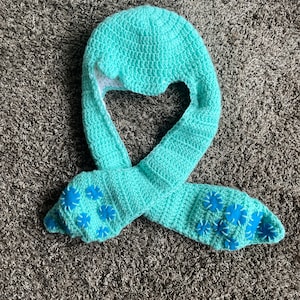 Greninja Hat / Scarf Crochet Pattern PDF - Etsy