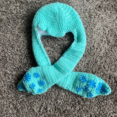 Greninja Hat / Scarf Crochet Pattern PDF - Etsy
