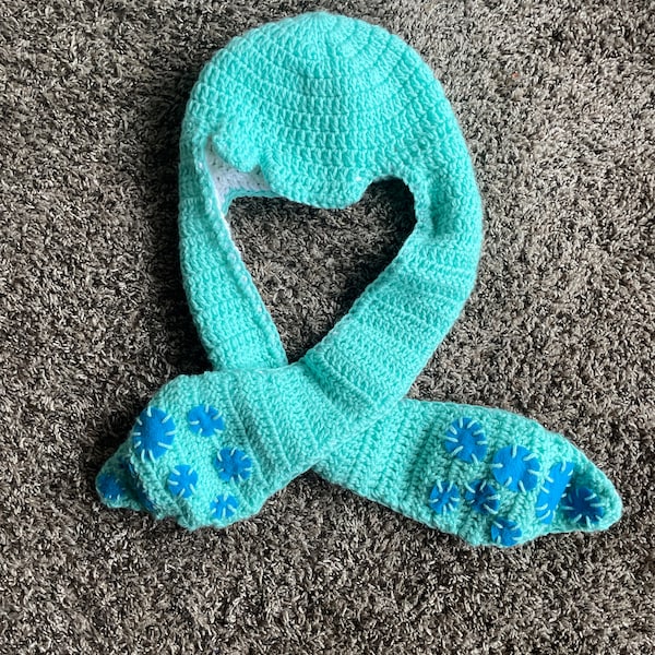 Greninja Hat / Scarf Crochet Pattern PDF - Etsy