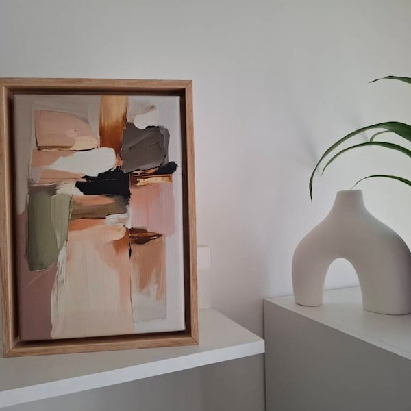 Wabi Sabi Neutral Wall Art Japandi Abstract Art Print Terracotta Colours Modern Minimalist Art ...