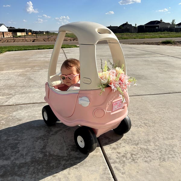 Cozy Coupe License Plate | Customizable License Plate for Ride on Car ...