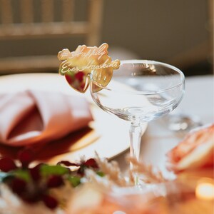 Personalized Drink Tags With Pressure Clip. Party Drink Tag Circles ...