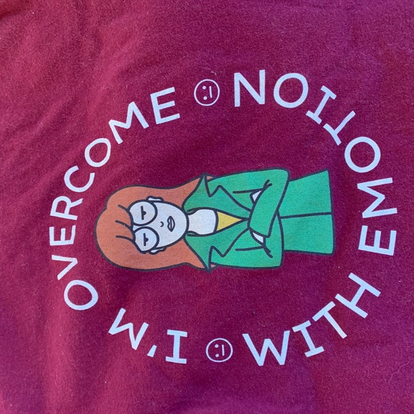 Daria Shirt, I'm Overcome With Emotion, 90s Retro Shirt, Daria TV Show ...