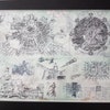 Final Fantasy - Midgar Blueprint / Aged Specs (A2 = 420mm*594 or 16.5 ...