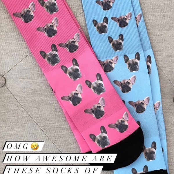 Customized Dog Socks - Put Your Cute Dog on Custom Socks, Dog Lovers ...