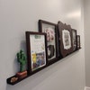 Black 2" Deep Ultraledge(r) Picture Ledge / Wall Art Display / Floating ...