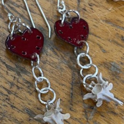 20 Real Rattlesnake Vertebrae Vertebrea Bone Gothic Voodoo Witchcraft ...