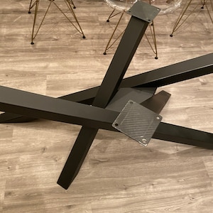 M-style Metal Table Legs Any Size & Color - Etsy