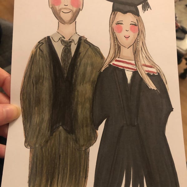Personalised Illustration, Live Drawing, Guest Drawing, Couple Portrait ...