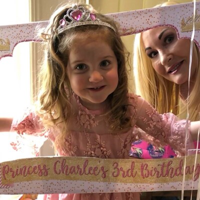 PRINTABLE Princess Photo Booth Frame Pink Gold Princess - Etsy