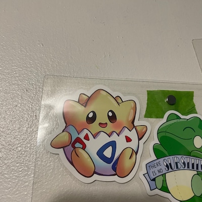 Togepi Chibi Sticker Fan Art Cute Foodie Sticker Laptop Sticker Vinyl ...