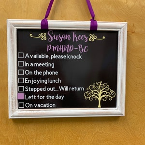 Shared Office Door Signoffice Sign for Two Peopleco-workers - Etsy