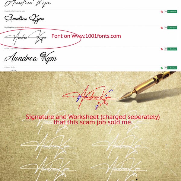 Minimalist Personalized Signature, Custom Designed Signature Logo ...