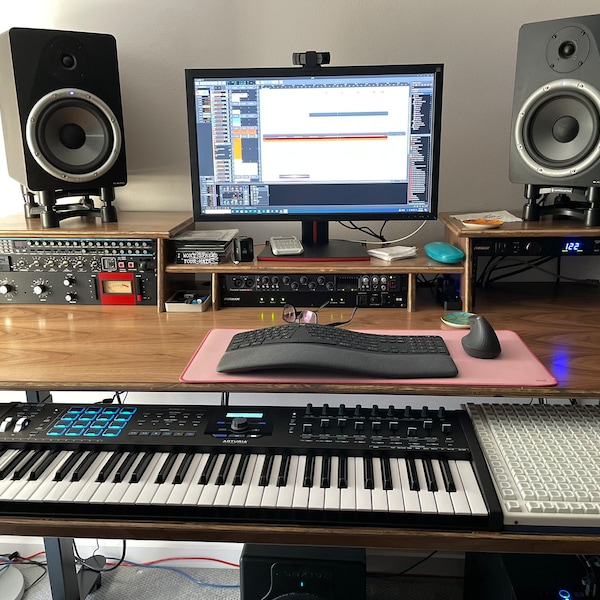 SIT/STAND Music Studio Desk | Height-adjustable Keyboard Tray ...